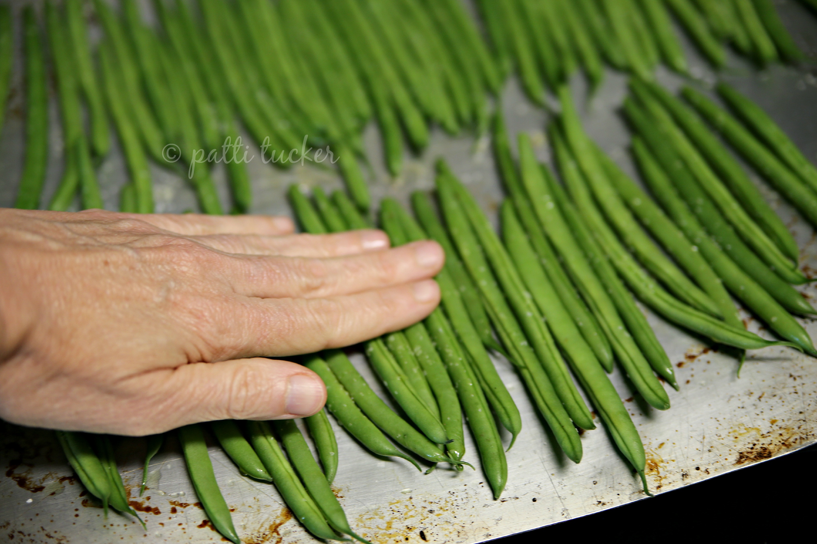 Easy Roasted French Green Beans